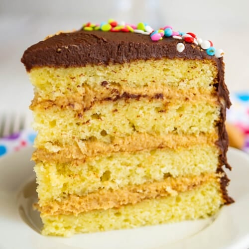 Peanut Butter Filling for Cake - Crazy for Crust