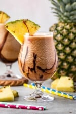 Boozy Chocolate Piña Colada Recipe - Crazy for Crust