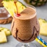 Boozy Chocolate Piña Colada Recipe - Crazy for Crust
