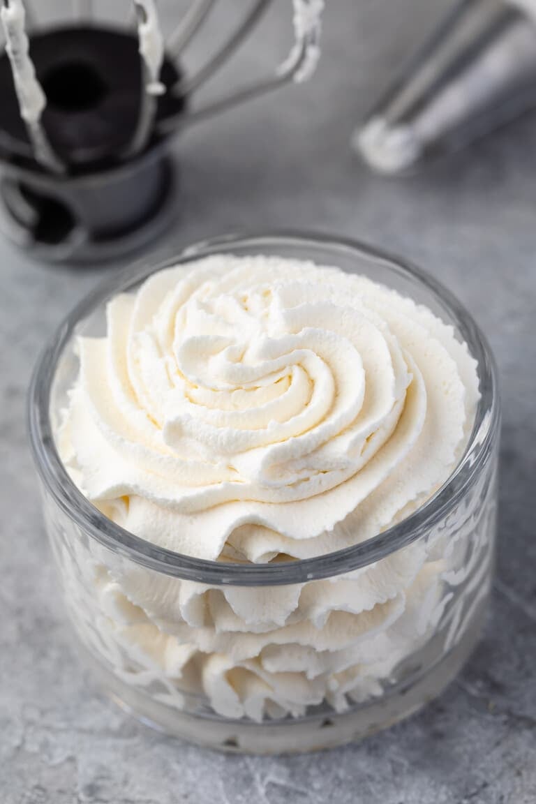 Whipped Cream Recipe with Flavors - Crazy for Crust