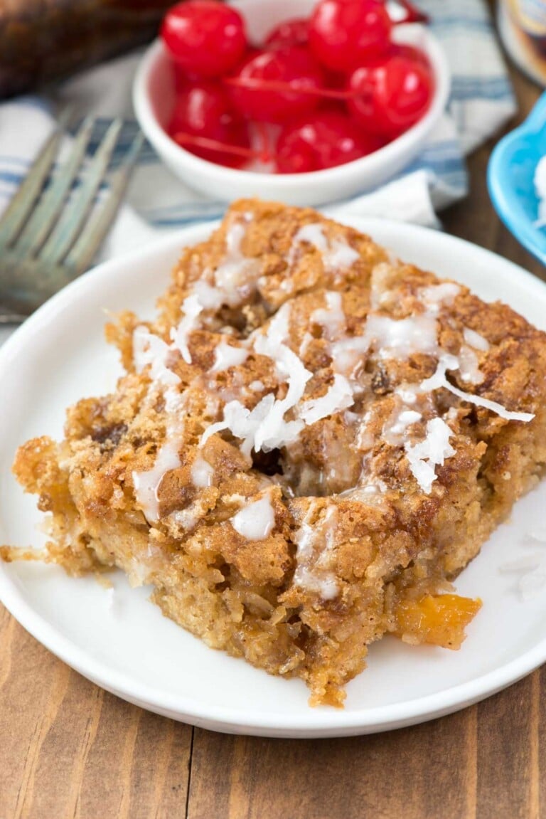 Fruit Cocktail Cake - Crazy for Crust