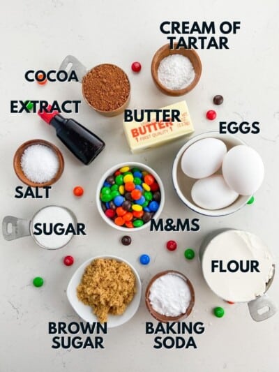 Chocolate M&M Cookies - Crazy for Crust