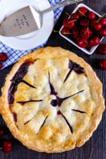 Homemade Cherry Pie Recipe (topping options) - Crazy for Crust