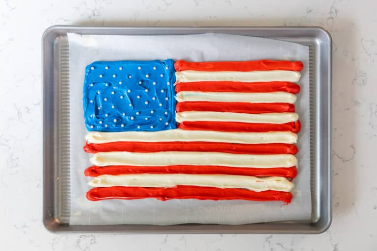 Flag Buttercream Board - Crazy for Crust
