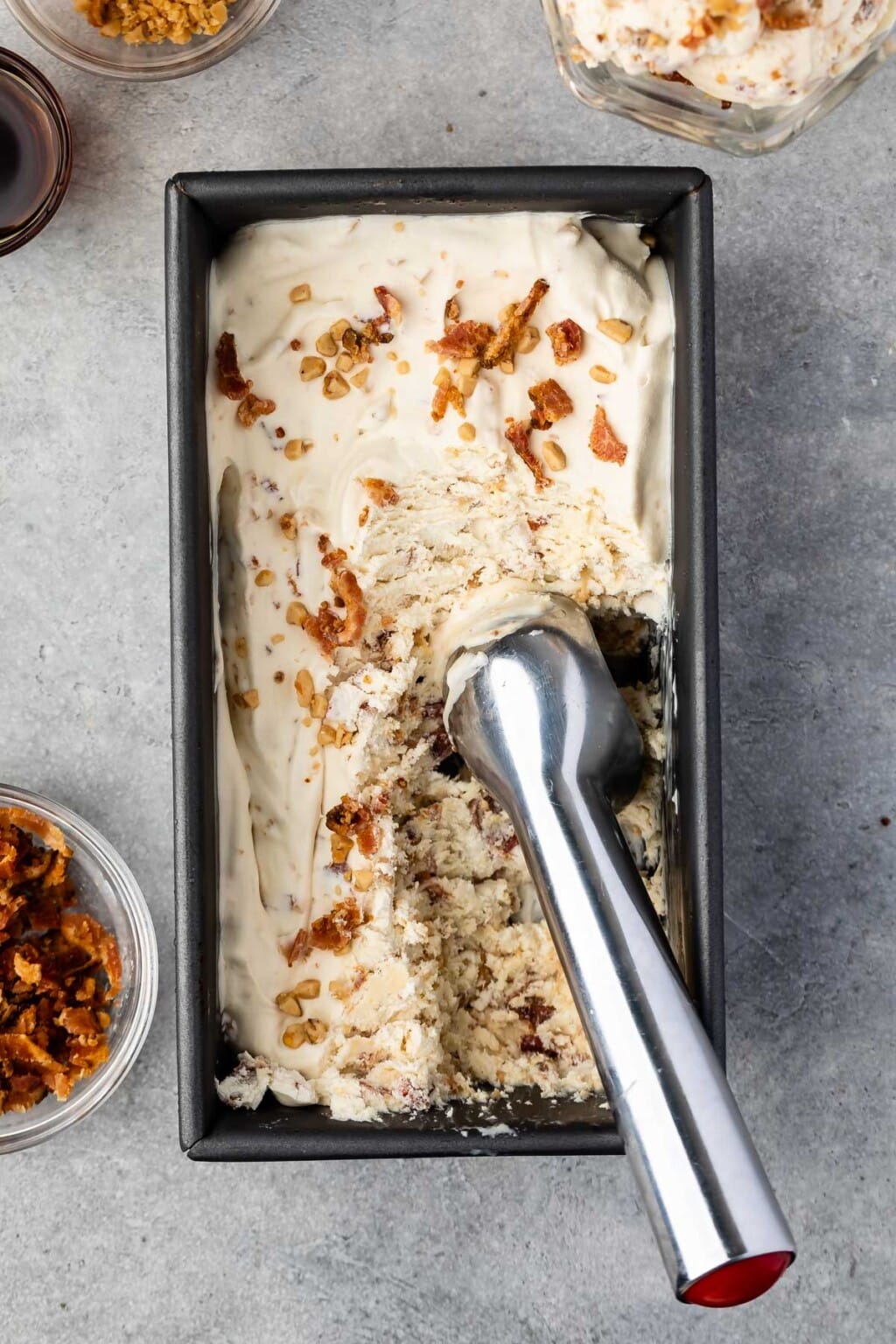 Maple Bacon Crunch Ice Cream - Crazy for Crust