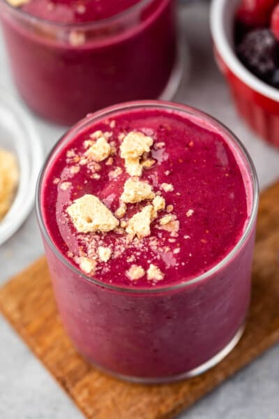 Mixed Berry Smoothie - Crazy for Crust