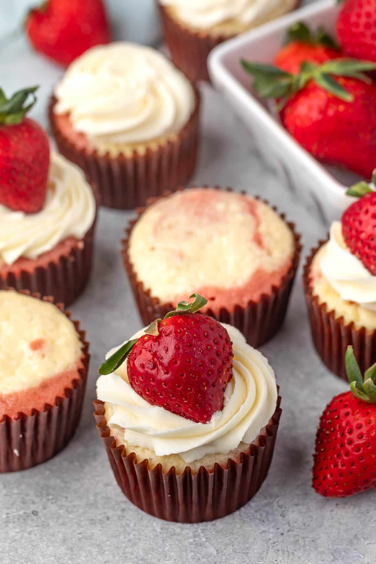 Strawberry Cheesecake Cupcake Recipe