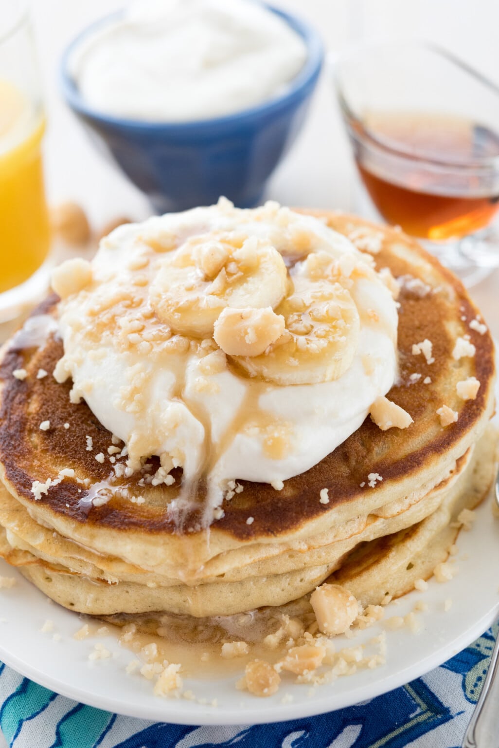 Buttermilk Banana Pancakes - Crazy for Crust