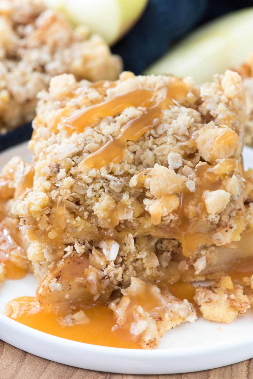 Apple Crumble Bars - Crazy for Crust