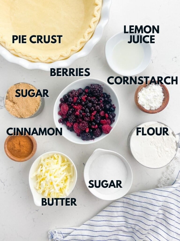 Berry Pie with Crumble Topping - Crazy for Crust