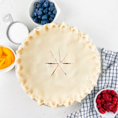 How to make a Double Crust Pie Recipe - Crazy for Crust