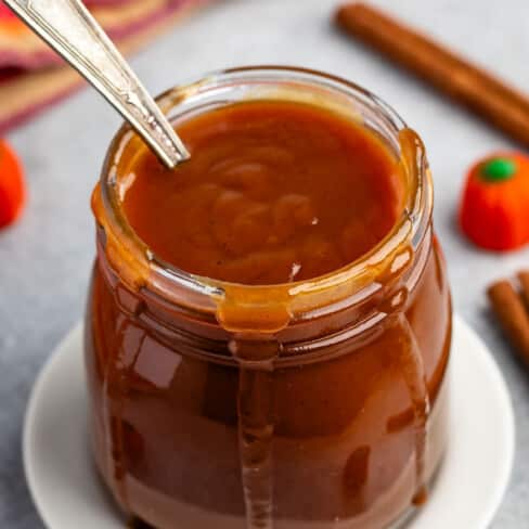 Homemade Pumpkin Caramel Sauce - Crazy for Crust