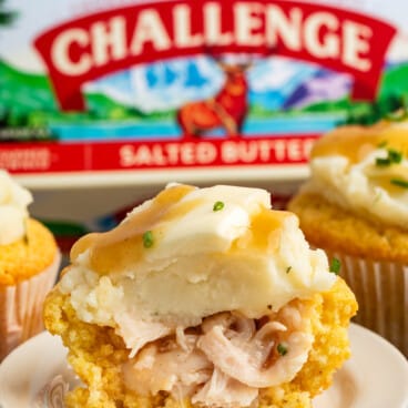 Savory Cupcakes Recipe (Leftover Dinner) - Crazy for Crust