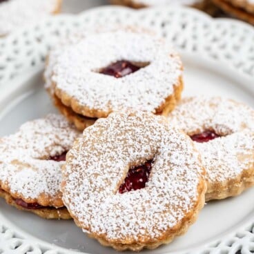Classic Linzer Cookies - Crazy for Crust