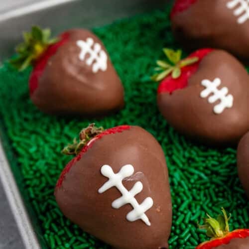 How to make Football Strawberries - Crazy for Crust