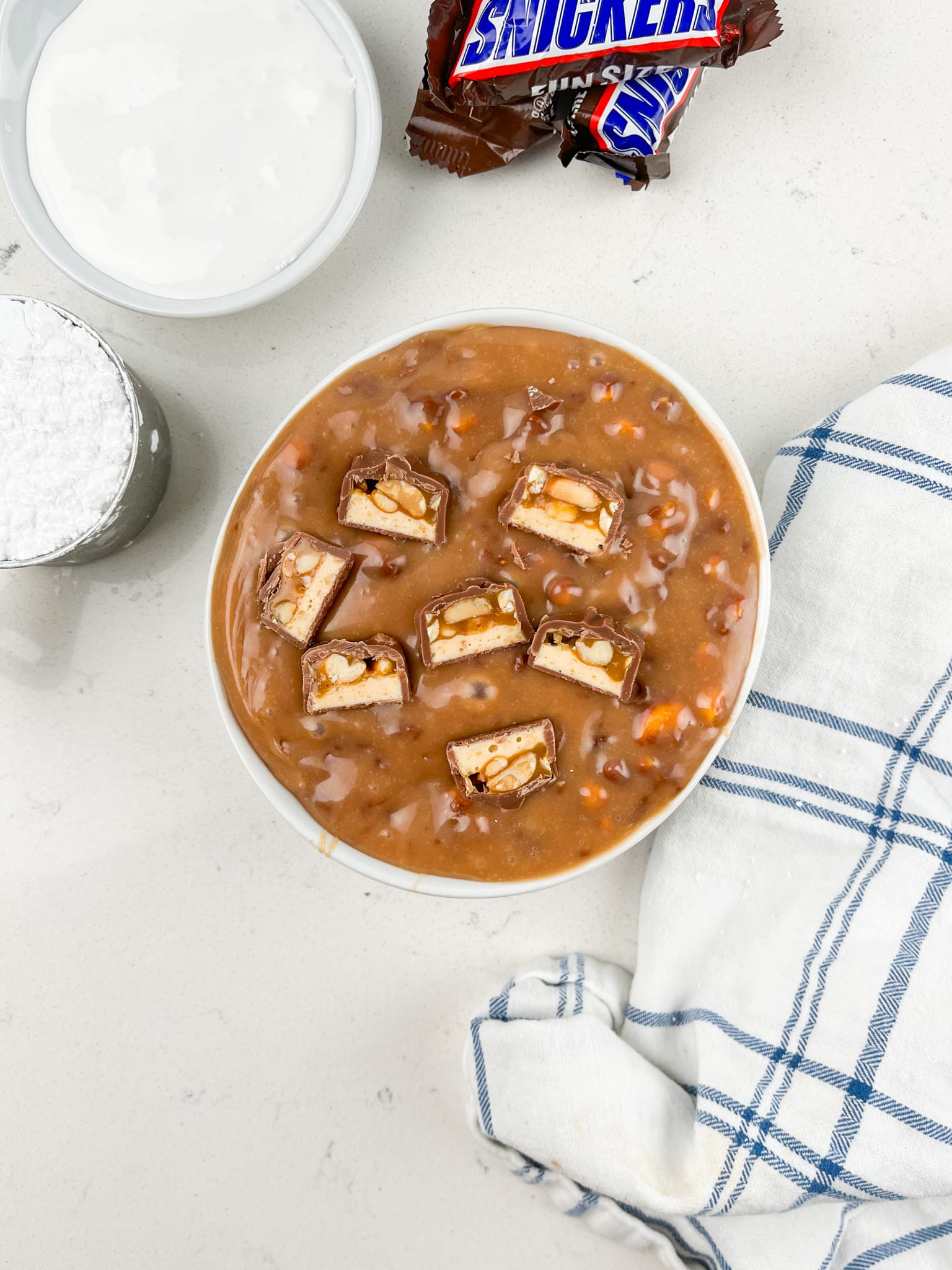 Snickers Dip - Crazy for Crust