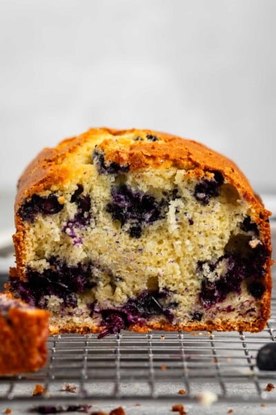 Blueberry Quick Bread - Crazy for Crust
