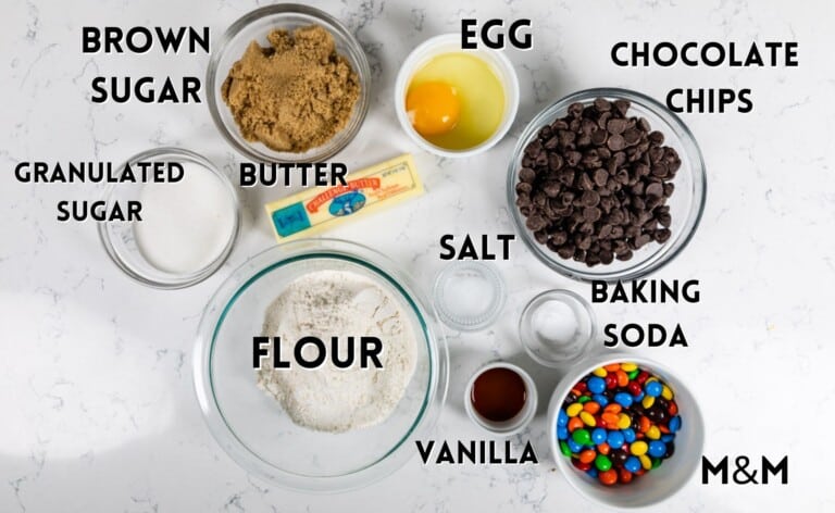 The BEST EVER Chocolate Chip M&M Cookies - Crazy for Crust