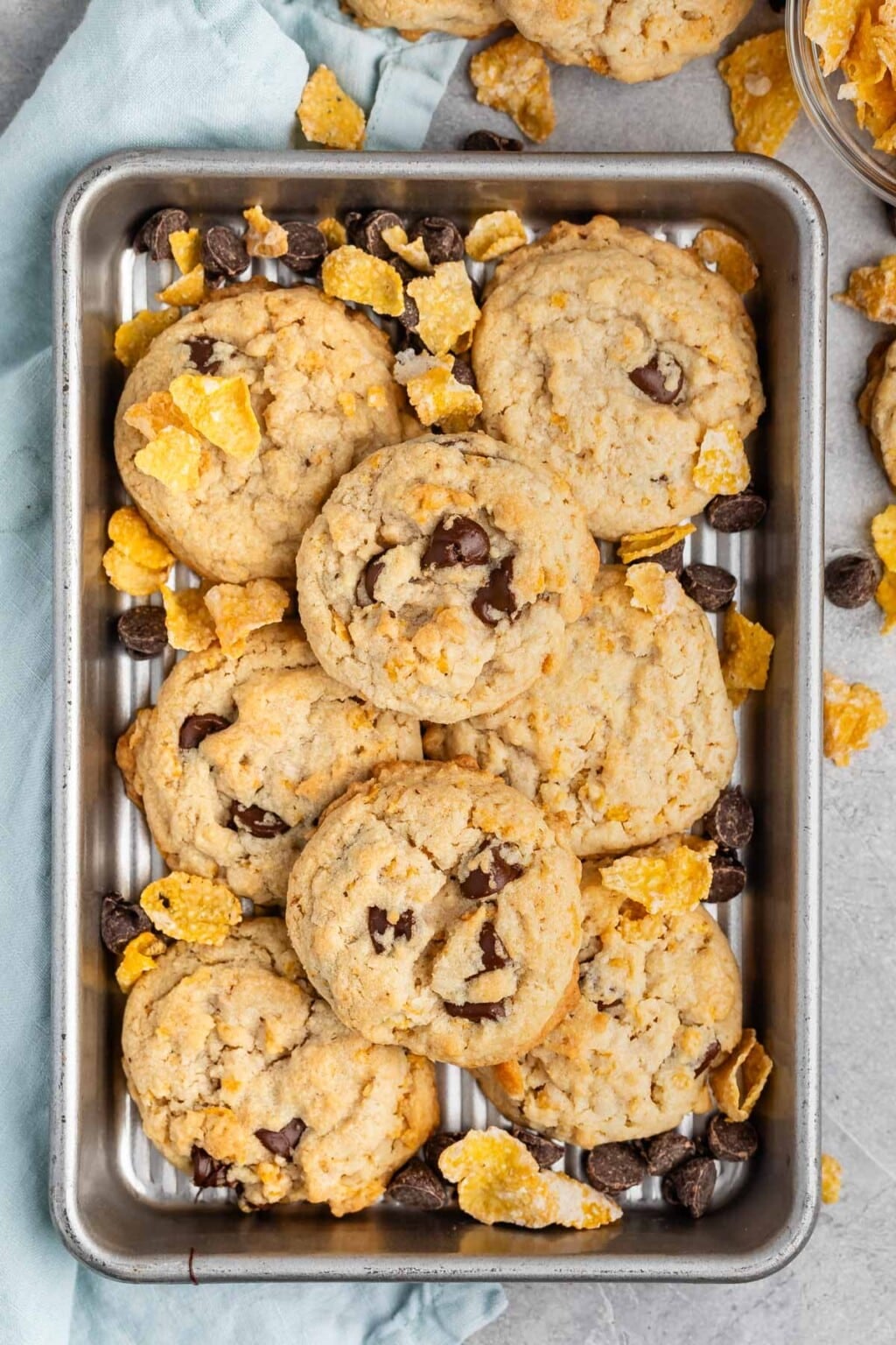Frosted Flakes Cookies - Crazy for Crust