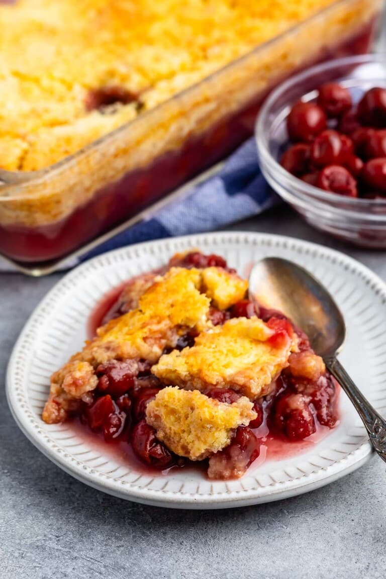 Easy Cherry Cobbler - Crazy for Crust