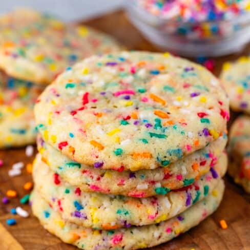 Sprinkle Cookies Recipe | Crazy for Crust
