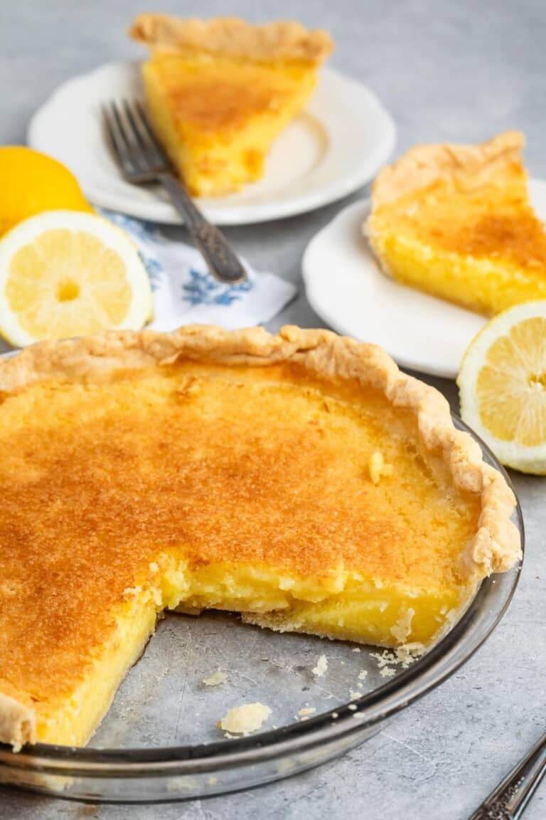 Easiest Lemon Chess Pie Recipe - Crazy for Crust