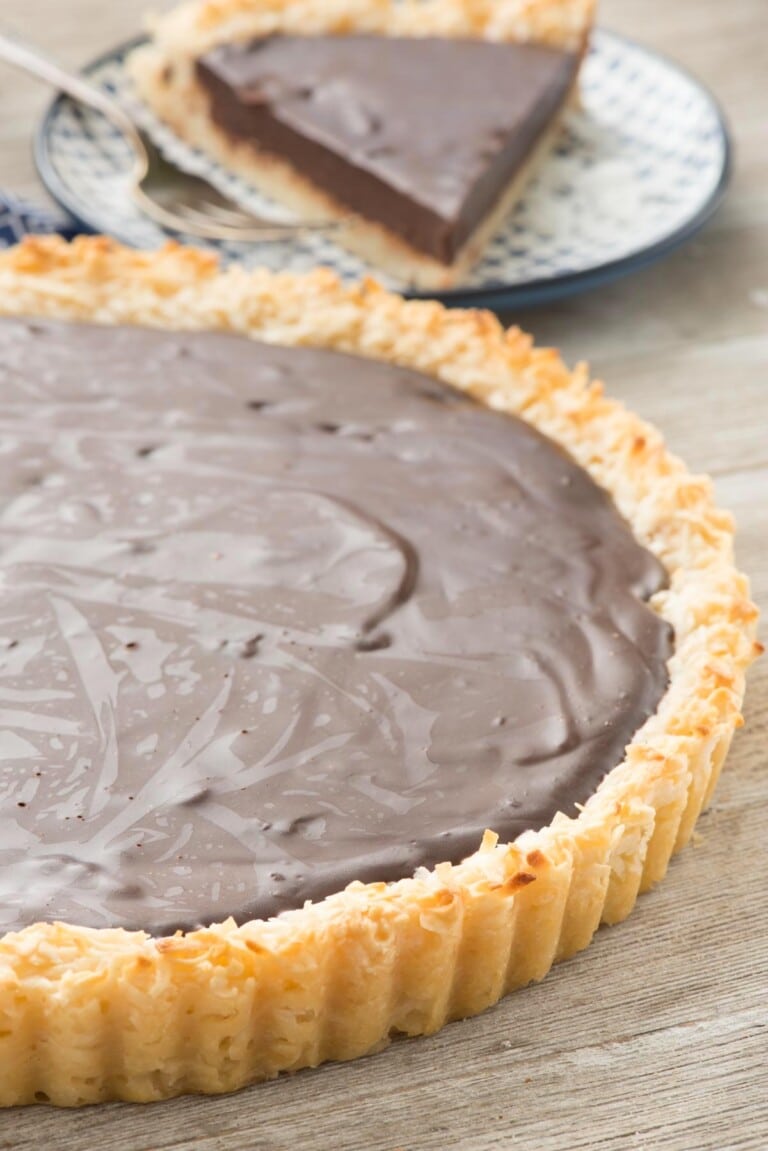 Chocolate Macaroon Pie - Crazy For Crust
