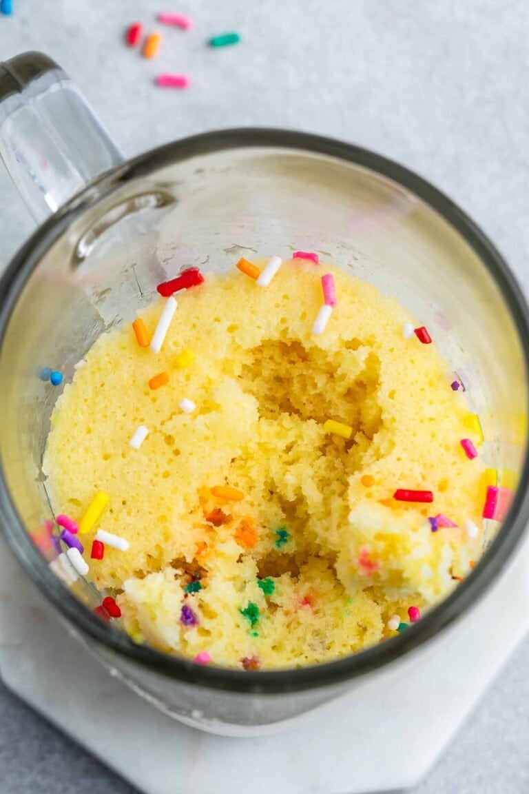 Vanilla Mug Cake Recipe - Crazy for Crust