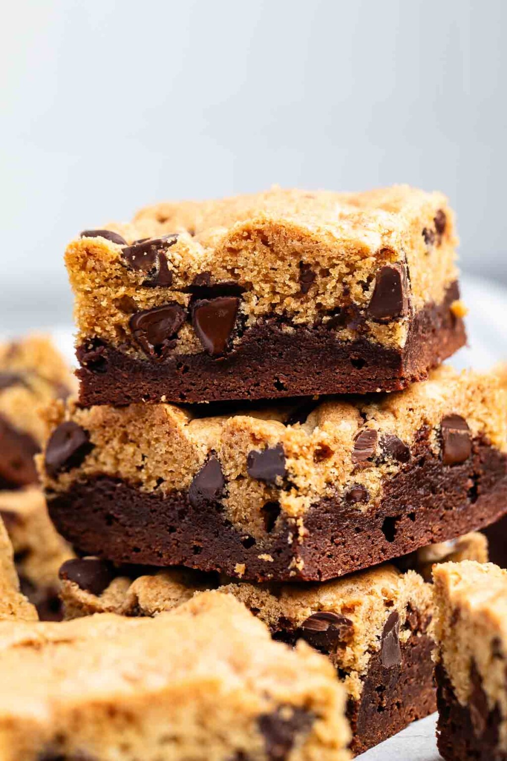 Chocolate Chip Brookie Recipe - Crazy for Crust