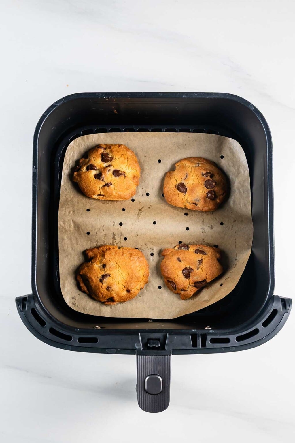 Air Fryer Chocolate Chip Cookies - Crazy for Crust