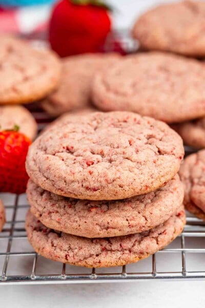 Strawberry Cookies - Crazy for Crust