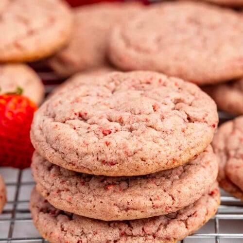 Strawberry Cookies - Crazy for Crust