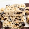 Oreo Rice Krispie Treats - Crazy for Crust