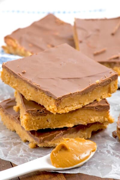 BEST Peanut Butter Chocolate Bars - Crazy for Crust
