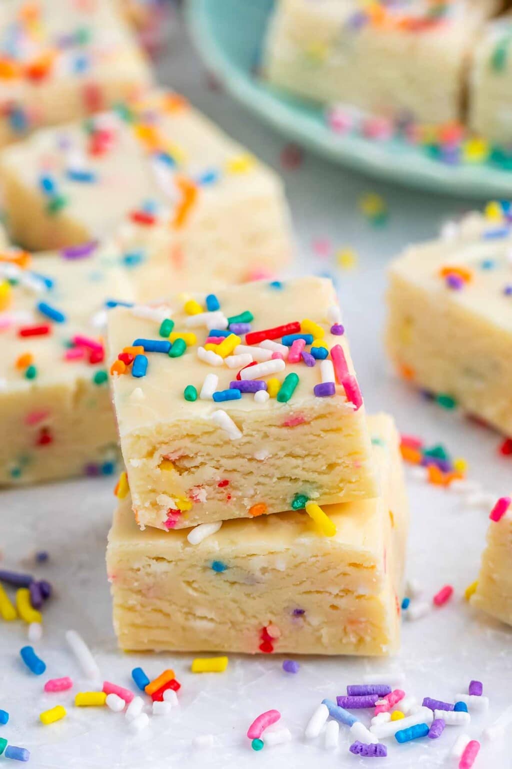 Birthday Cake Fudge - Crazy for Crust