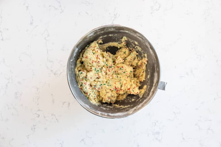 Christmas Cake Batter Cookies - Crazy for Crust