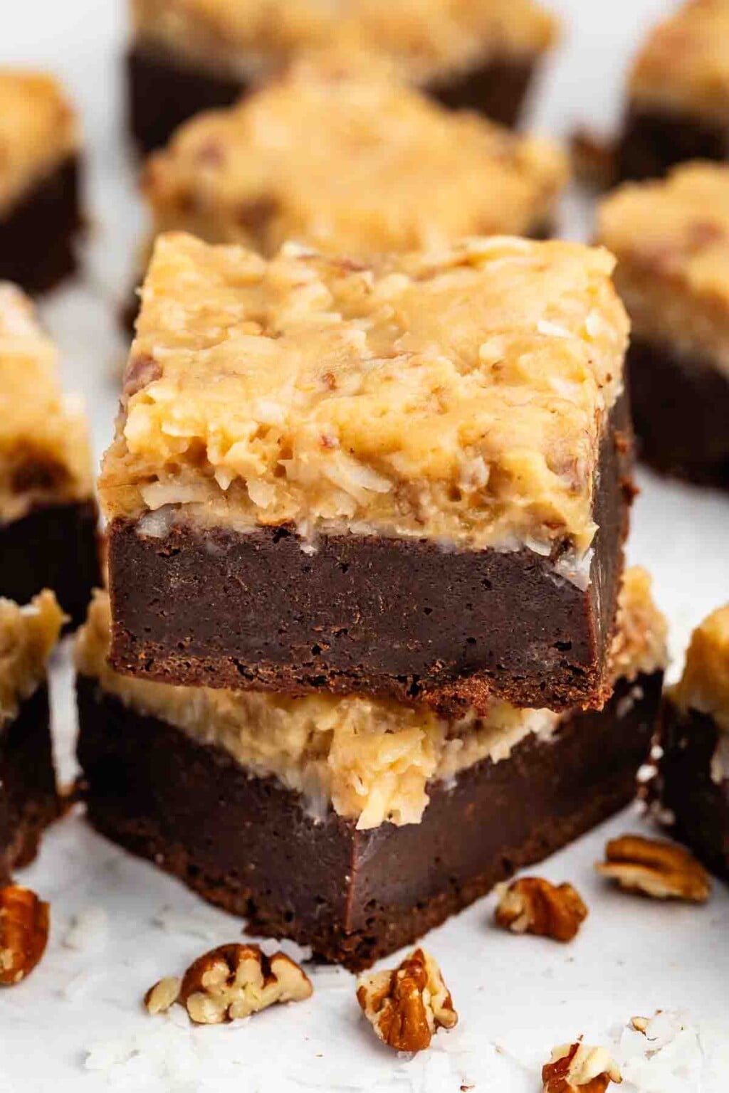 German Chocolate Brownies - Crazy for Crust